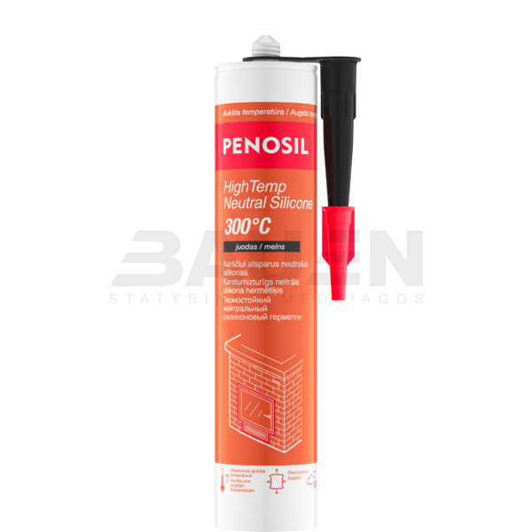 Hermetikai | Neutralus atsparus karščiui silikonas PENOSIL Hightemp ...