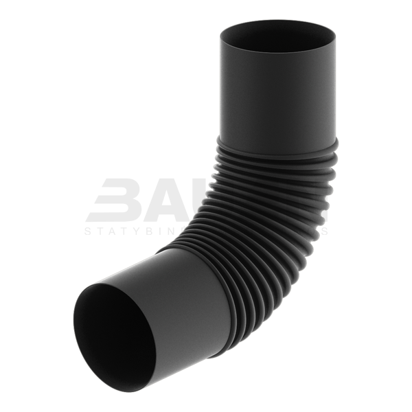 Priedai | Lanksti alkūnė D-110 mm., L=400 mm., Roofart (lietaus ...