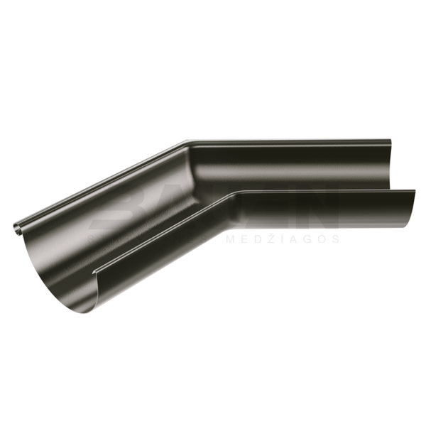 Kampai | Latako kampas išorinis (135°) Roofart 125mm., tamsiai ruda ...