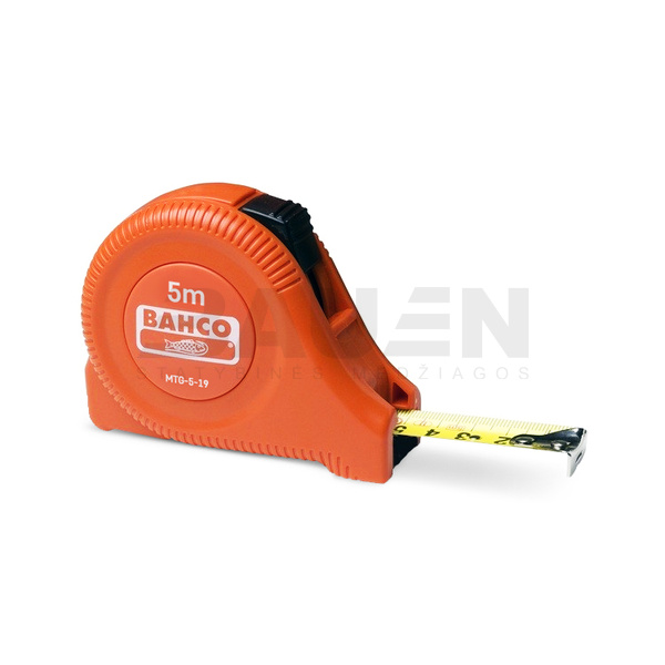 Matavimo įrankiai | Matavimo ruletė BAHCO MTG 5m x 19mm - Darbo ...