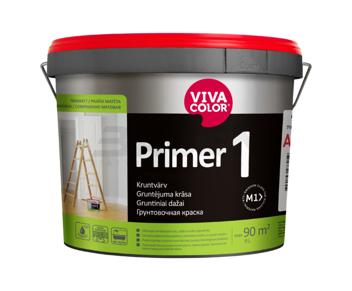 Gruntai | Gruntas sienoms ir luboms VIVACOLOR 1 (AP bazė) 9,0l ...