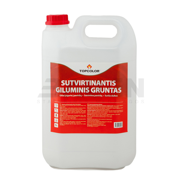Gruntai | Sutvirtinantis giluminis gruntas TOPCOLOR, 5 L - Gruntai ...